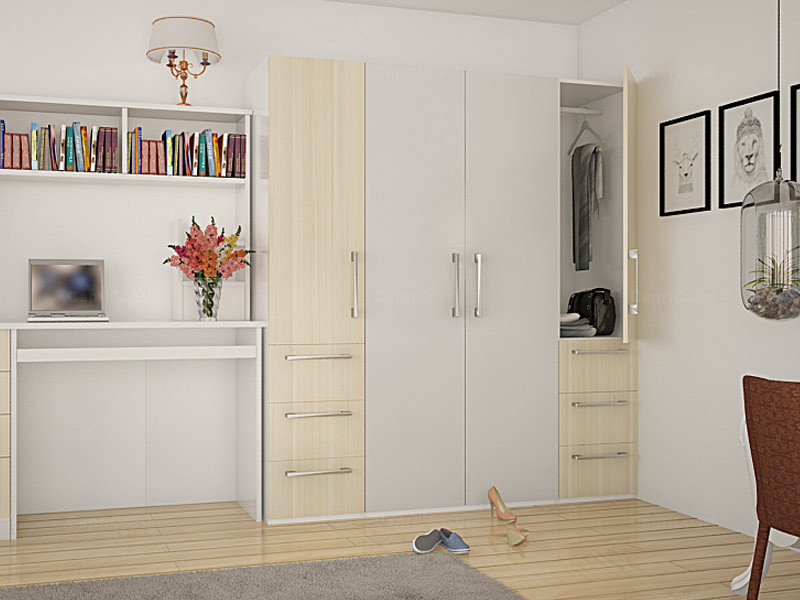 Wardrobe Interior Design for Smart Urban Bedrooms with Drawers | HomeLane